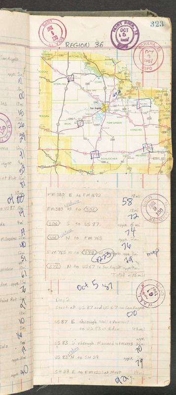 Reavis_LogBook_0327.jpg · Texas State University Special Collections ...
