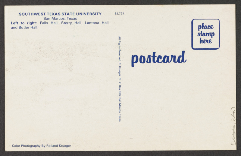 Dorm_82-721v.jpg · Texas State University Special Collections and ...